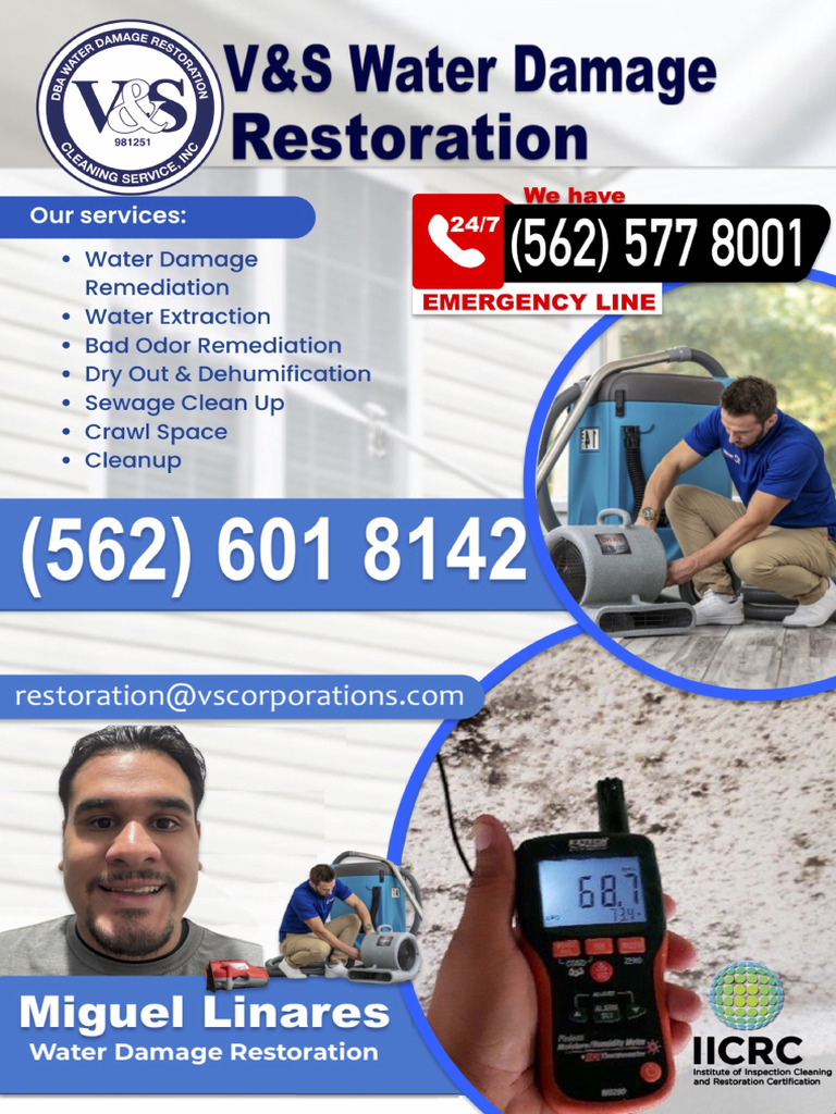 Water Damage Flyer Miguel - JPG | PDF