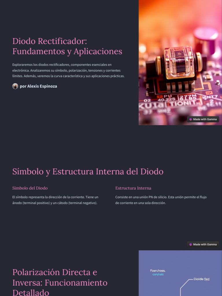 Diodo Rectificador Fundamentos y Aplicaciones | PDF | Diodo | Rectificador