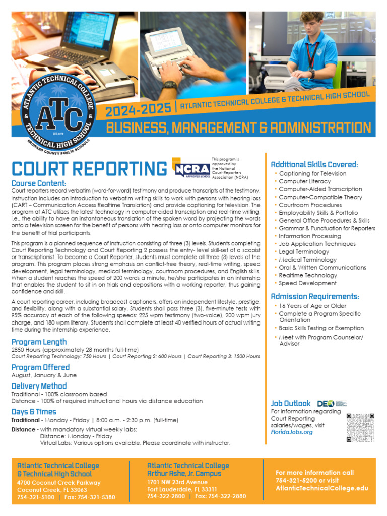 2024 2025 Business Management Administration Flyers Court 3 | PDF ...