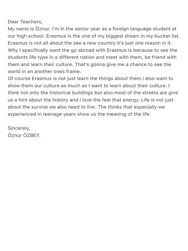 Dear Teachers | PDF