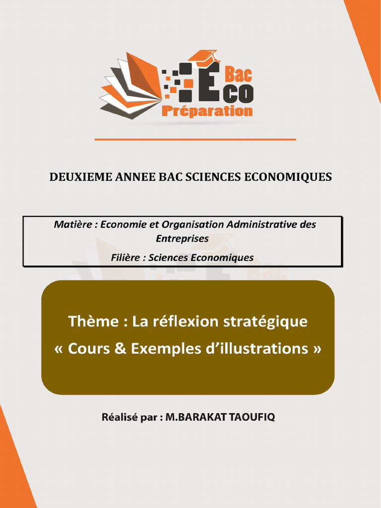 ch1-reflexion-strategique-cours-site | PDF