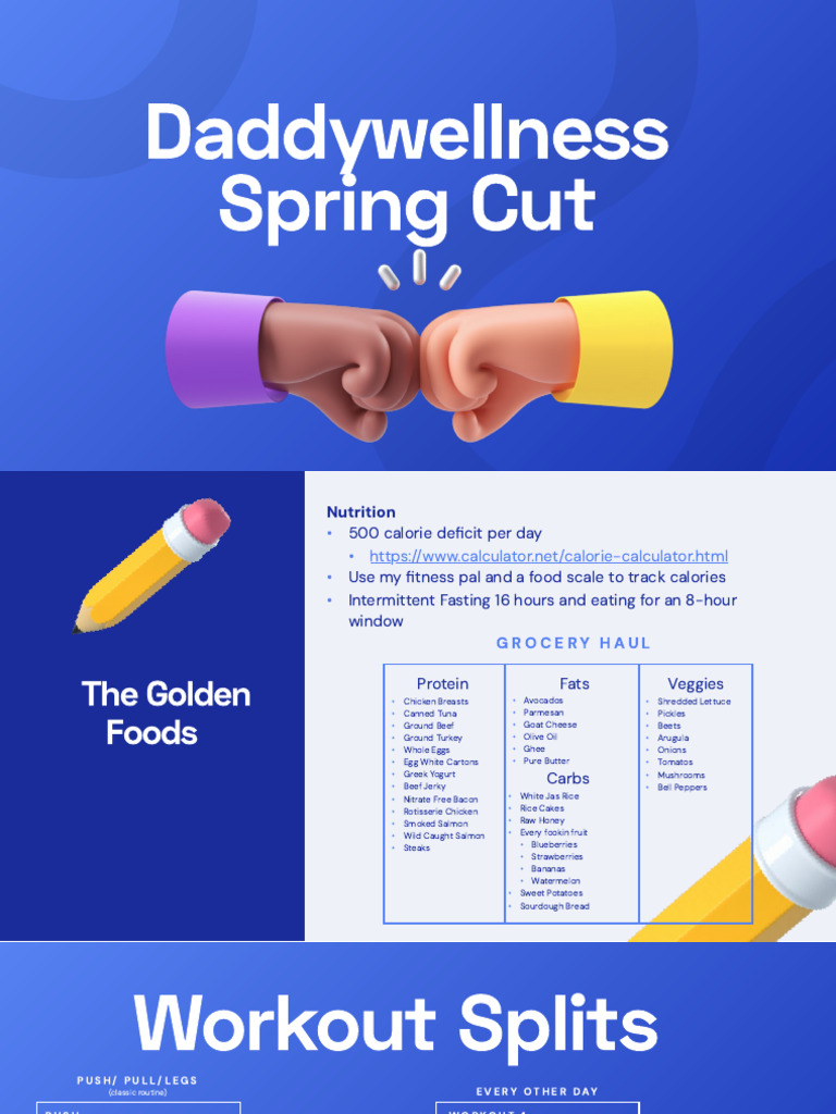 Daddy Wellness: Spring Fitness Guide | PDF | Foods | Cuisine