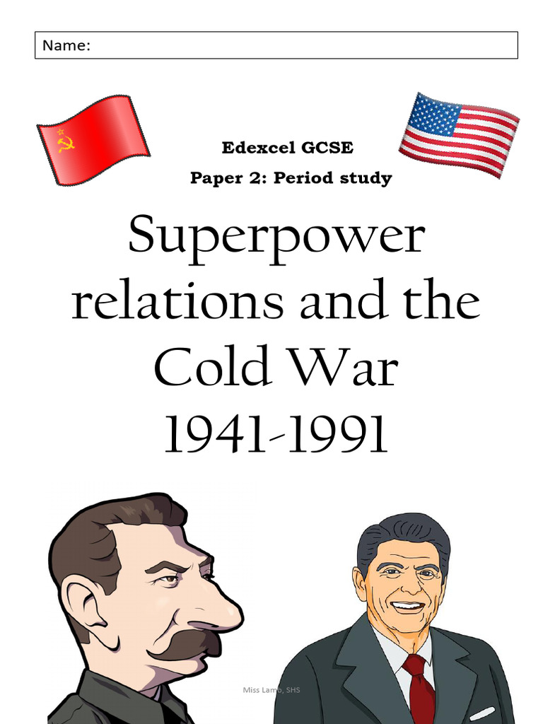 Superpowers Revision Booklet | PDF | Cuban Missile Crisis | Mikhail ...