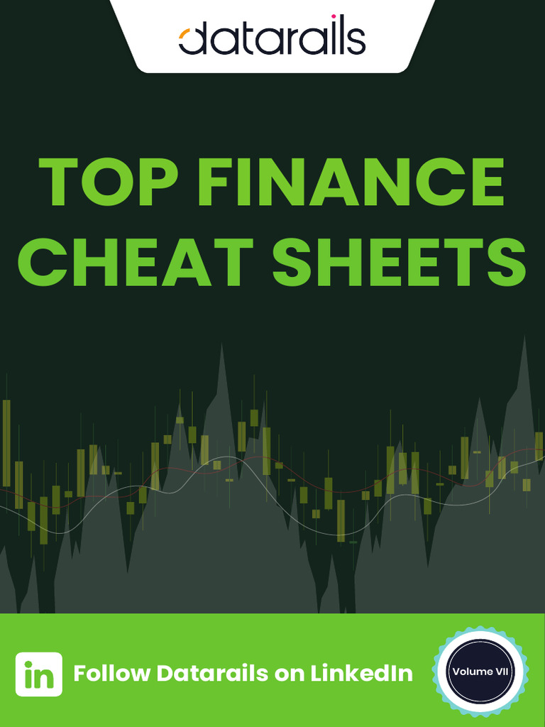 Essential Finance Cheat Sheets for Professionals | PDF