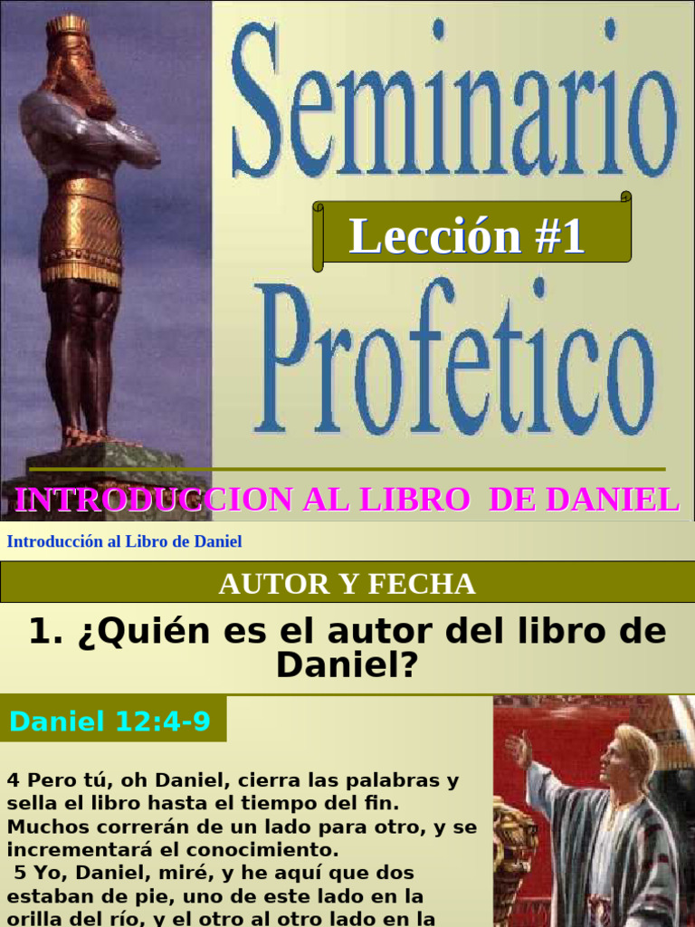 1 Daniel | PDF | Daniel (figura bíblica) | Libro de daniel