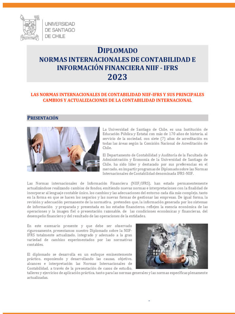 Diplomado en NIIF-IFRS 2023 | PDF | normas internacionales de ...