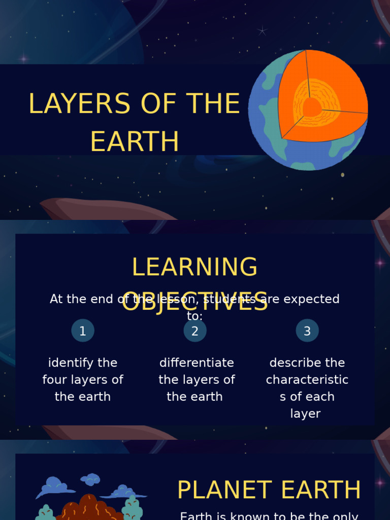 Layers of The Earth's Structure | PDF