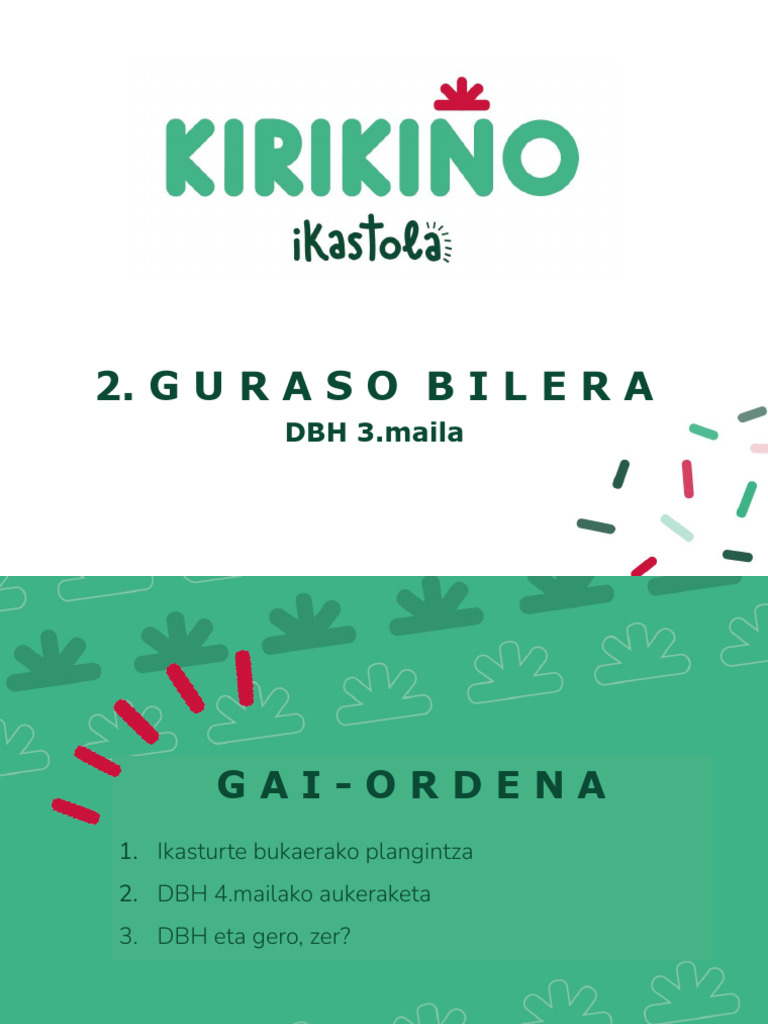 Guraso Bilera D3 Eus | PDF