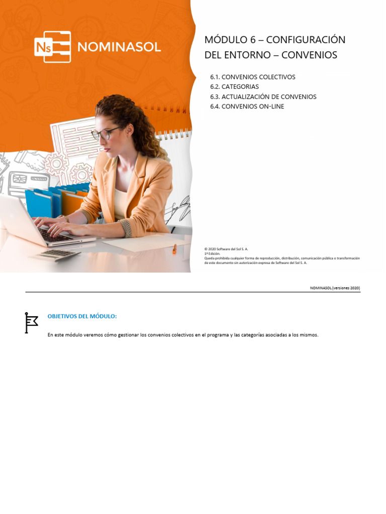 NOMINASOL2020_MODULO6 | PDF | Software | Salario