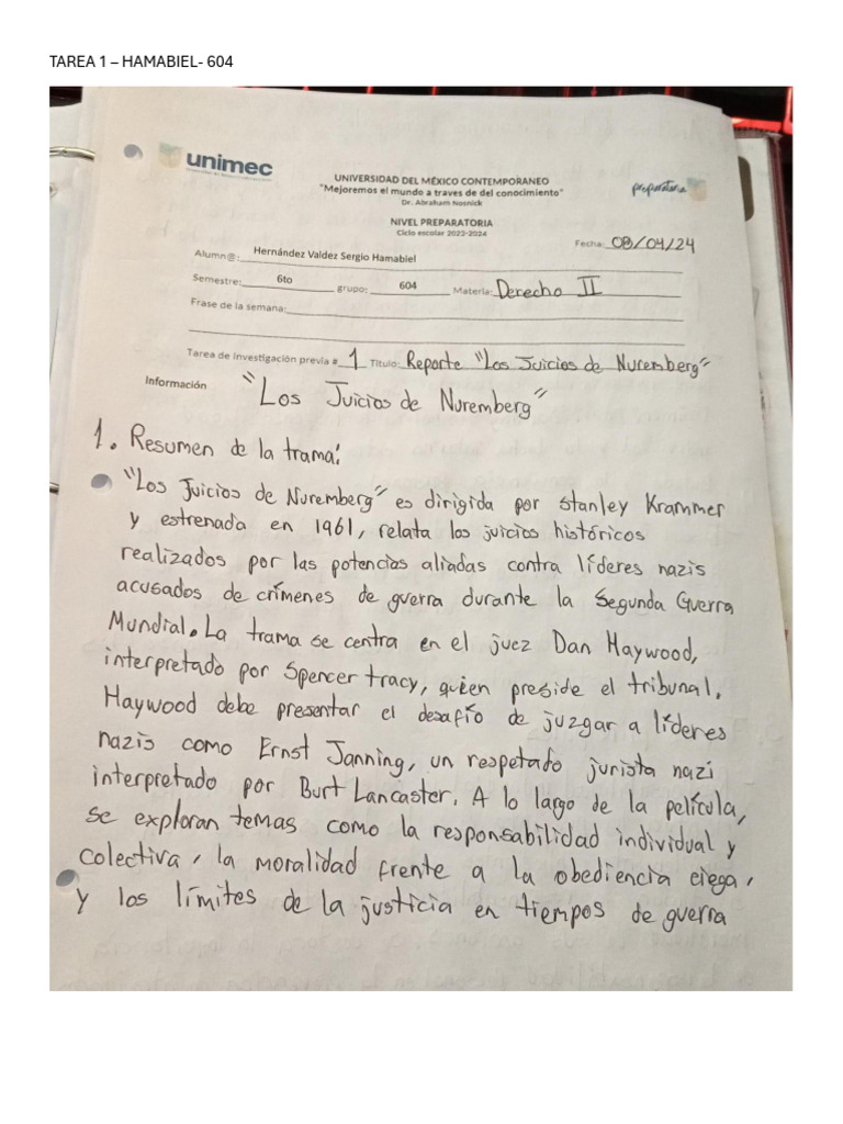 TAREA 1-Derecho2-Hamabiel-604 | PDF