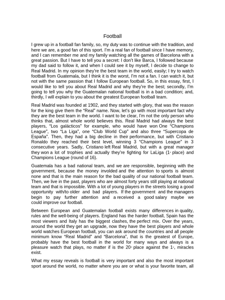 Football | PDF | Fc Barcelona | La Liga