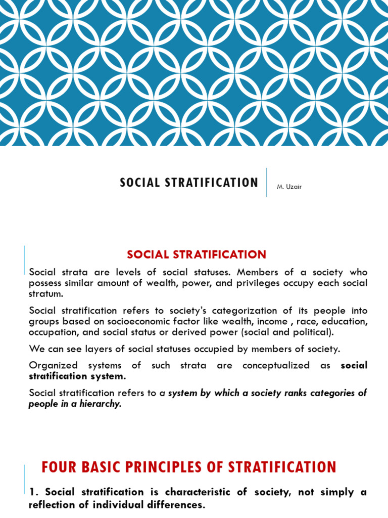 3a Social Stratification | PDF | Social Stratification | Social Inequality
