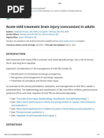 2023 - ACRM - Diagnositc - Criteria | PDF | Traumatic Brain Injury ...