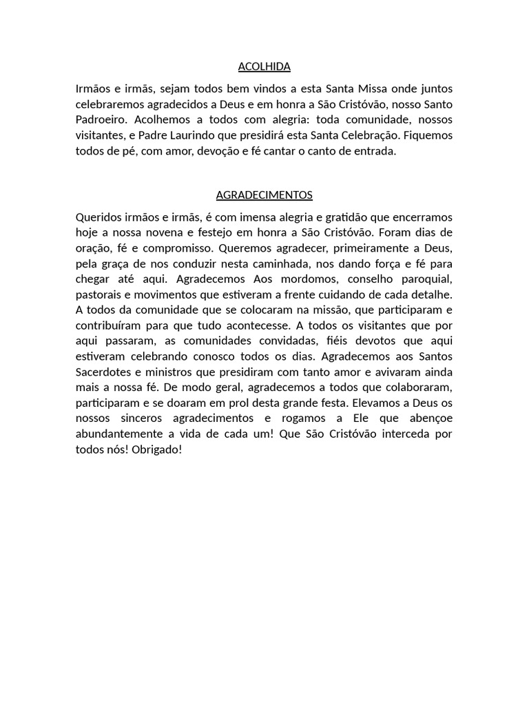 AGRADECIMENTO | PDF