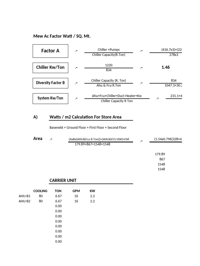 Watt Per m2 Calculation | PDF | Engineering Thermodynamics | Mechanical ...