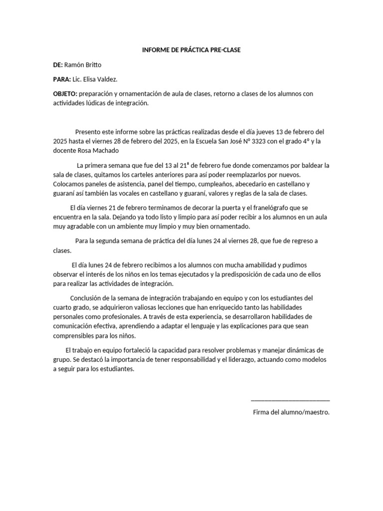 INFORME Ramon Britto | PDF