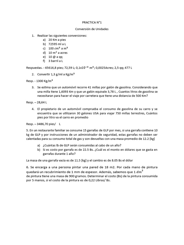 Práctica Prefacultativo - QMC - UMSA | PDF