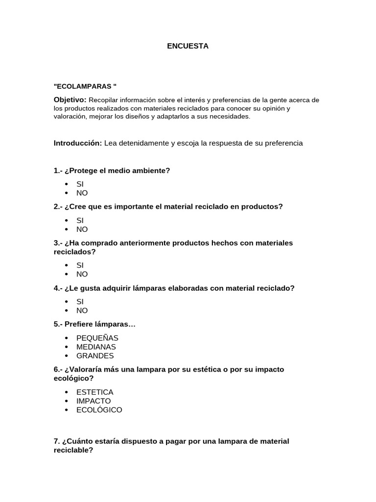 ENCUESTA Correc | PDF