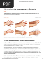 Proceso vs Procedimiento: Claves y Diferencias | PDF