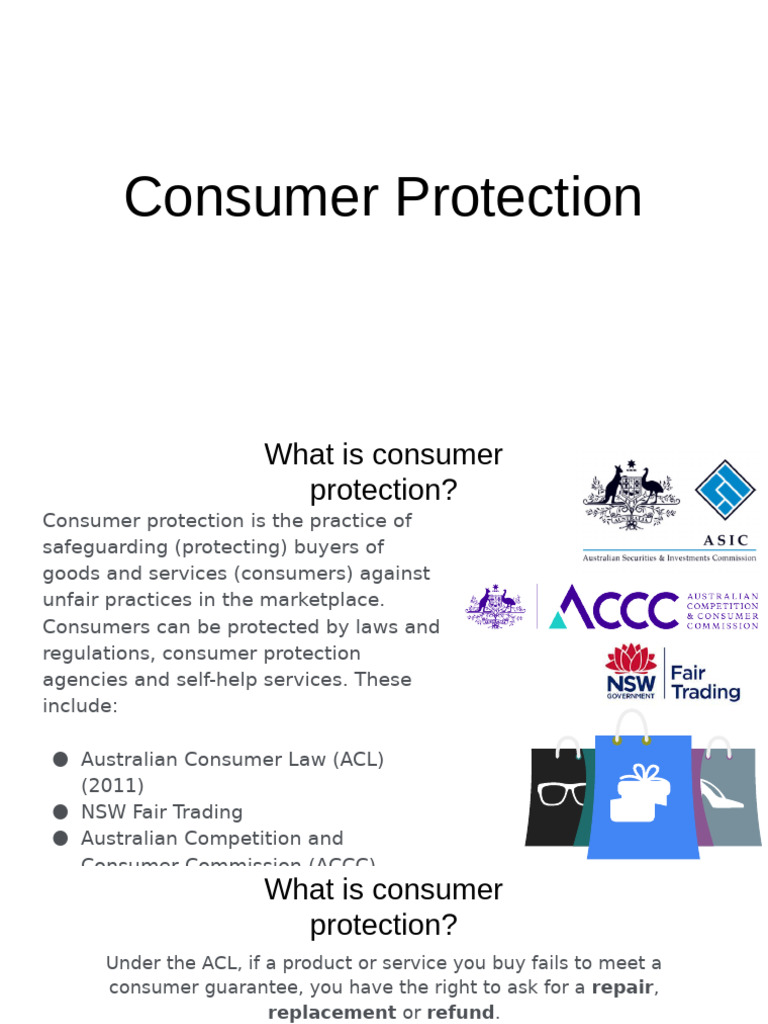 Understanding Consumer Protection Laws | PDF | Consumer Protection ...