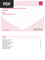 A Level Business Comprehensive Notes | PDF