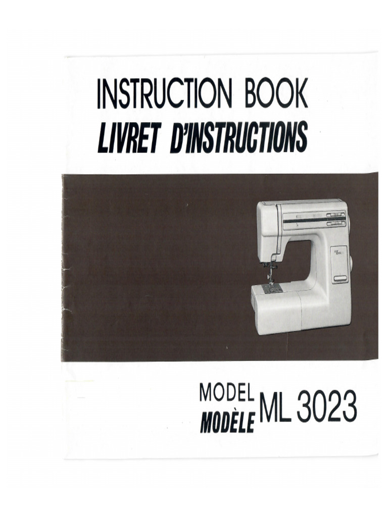 Janome/New Home ML 3023 | PDF