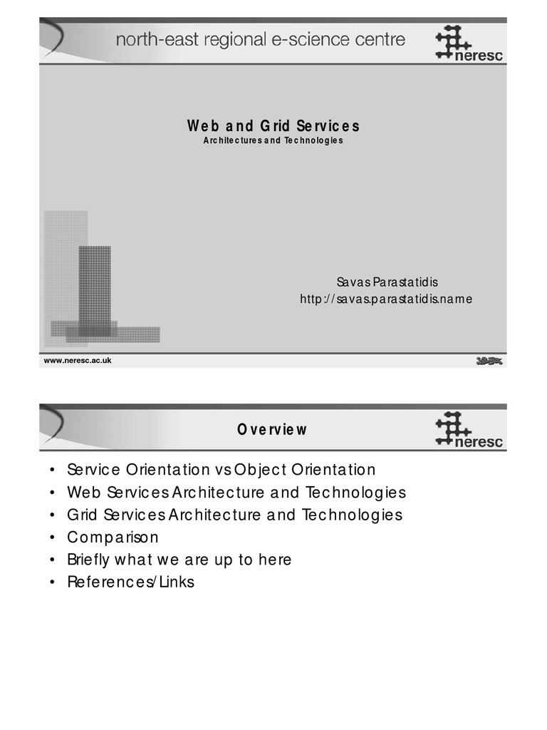 Web Grid Services | PDF | Soap | Object (Computer Science)
