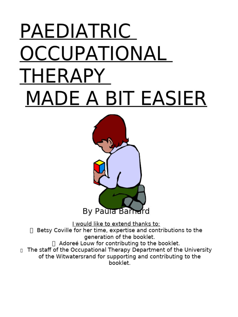 PAEDS Book Revised 2006 | PDF | Senses | Hand