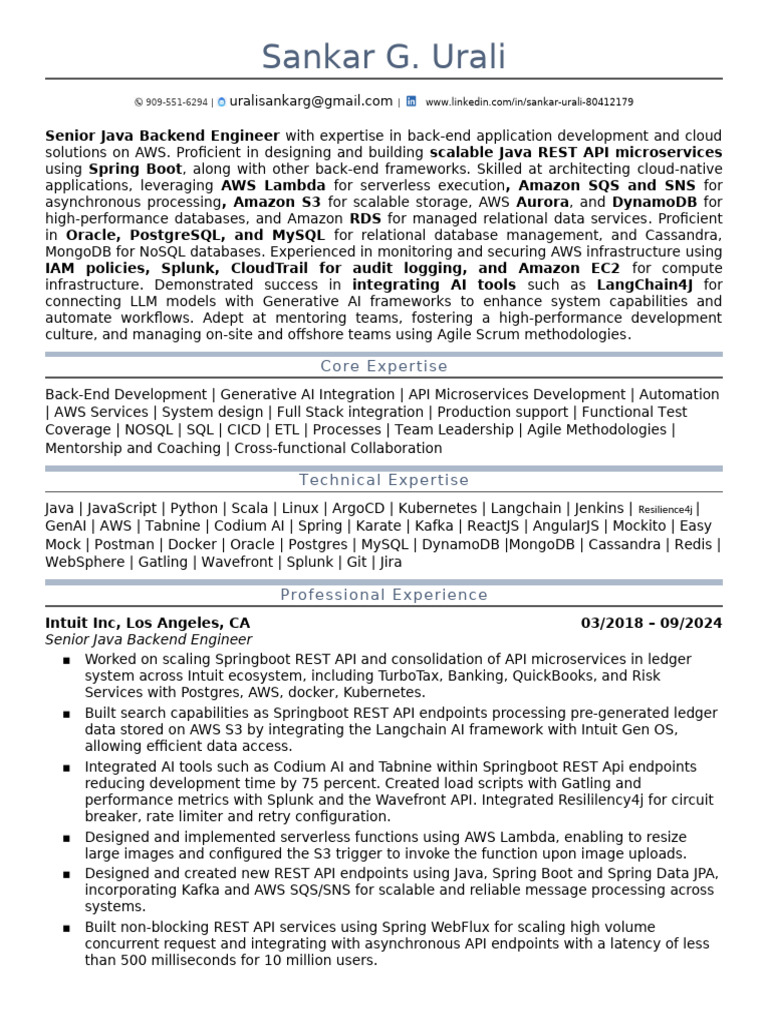 URaSankarGanash BE | PDF | Amazon Web Services | Databases