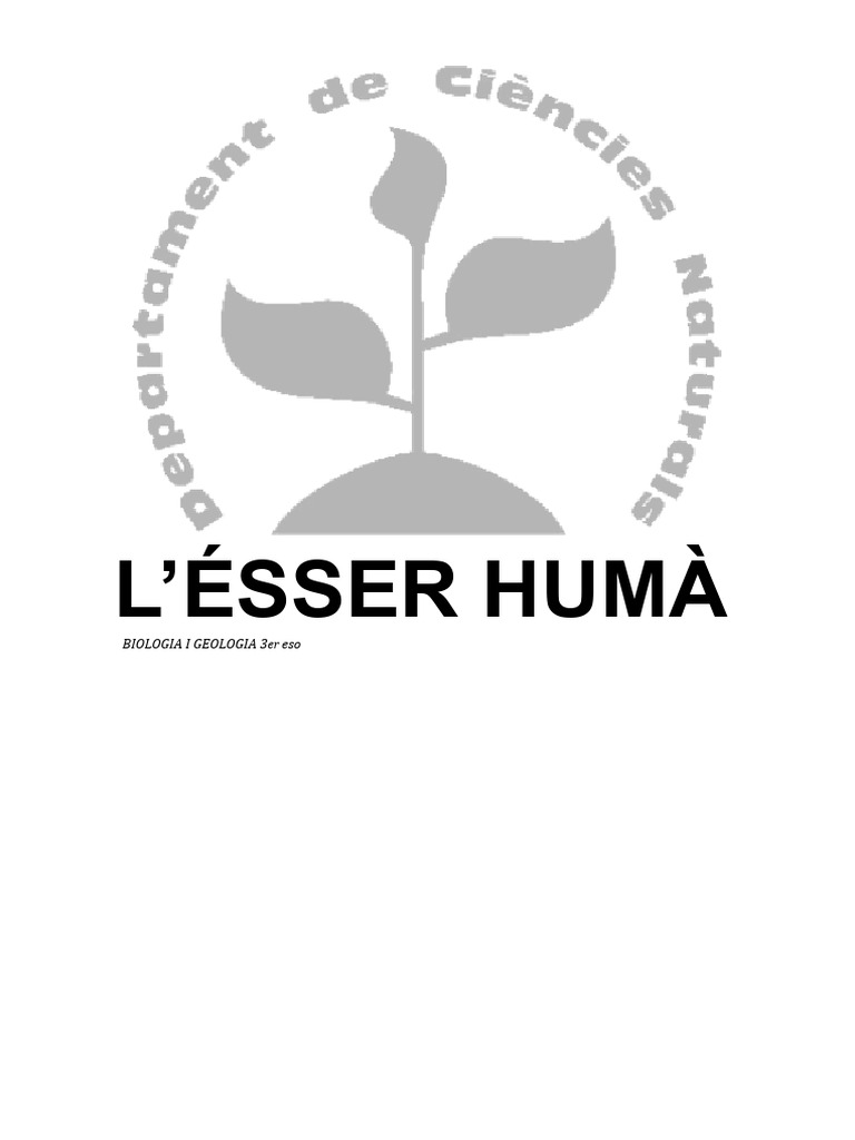 TEMA 1.L'ÉSSER HUMÀ | PDF