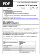 Amphotericin B Administration Protocol | PDF | Intravenous Therapy ...