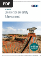 CITB GE700 Guidelines Overview | PDF