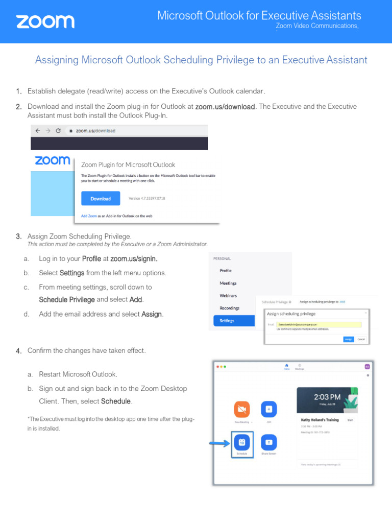 Outlook_for_Executive_Assistants | PDF | Microsoft Outlook | Software Outlook_for_Executive_Assistants | PDF | Microsoft Outlook | Software