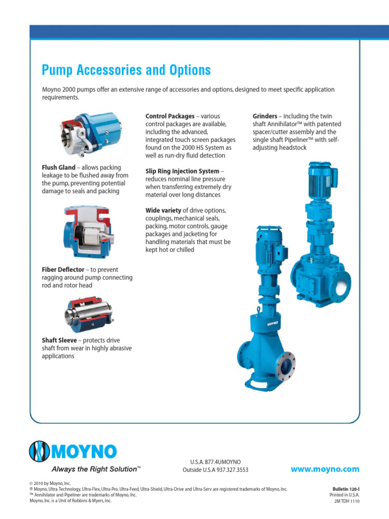 Moyno-Pumps 10 | PDF | Pump | Machines