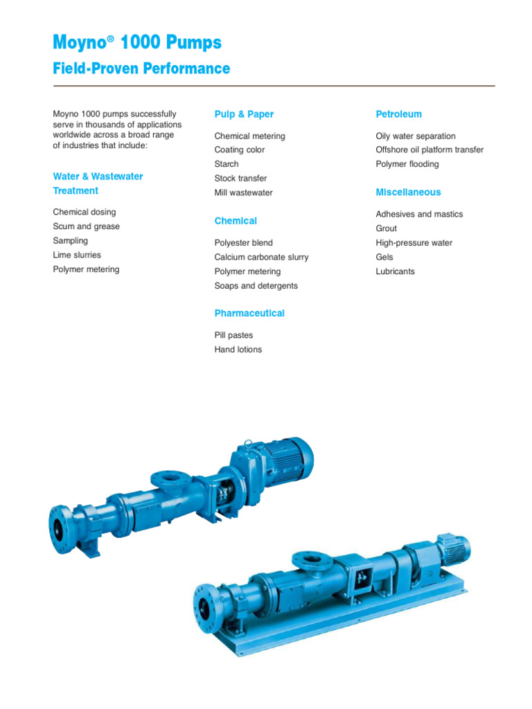 Moyno-Pumps 26 | PDF