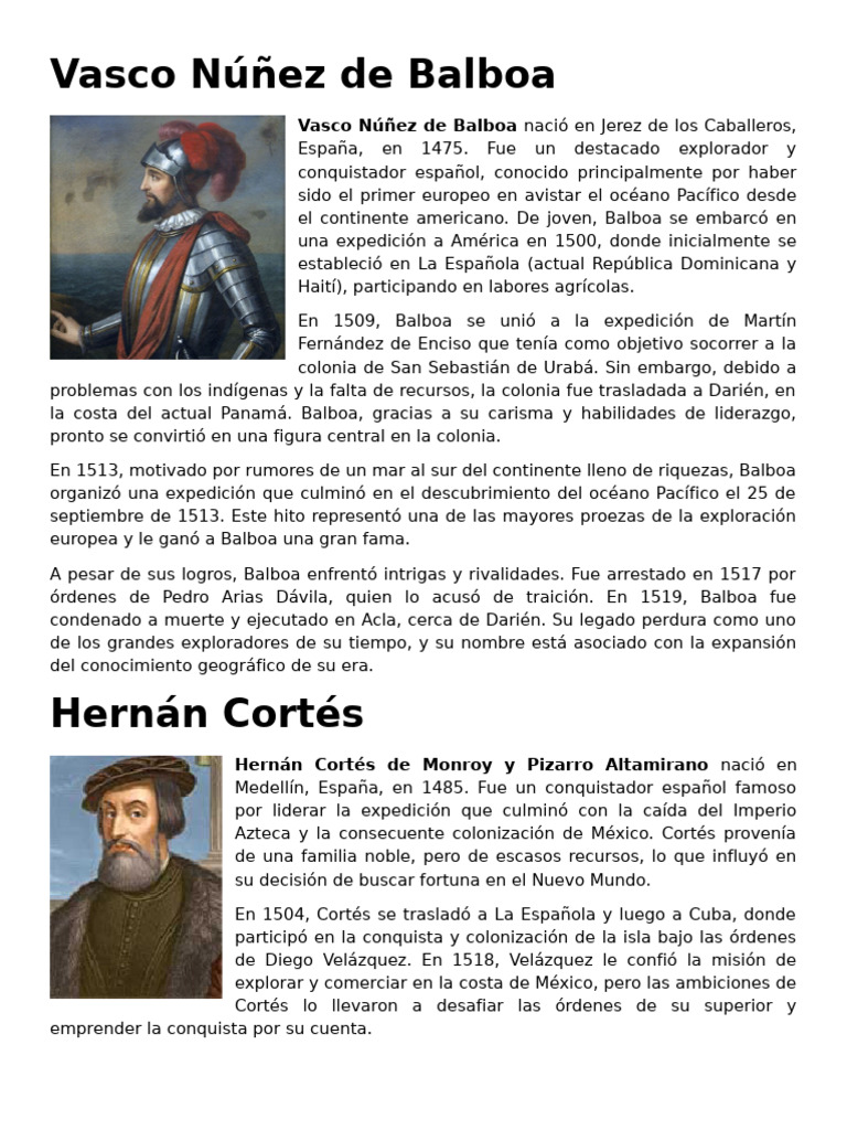 Mapa del viaje de Vasco Núñez de Balboa | PDF | Francisco Pizarro ...