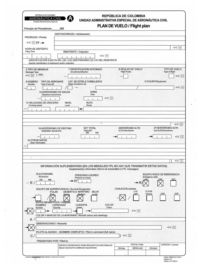 PLAN DE VUELO Si | PDF