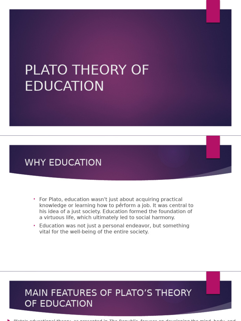 Plato's Education Theory Explained | PDF | Plato | Virtue