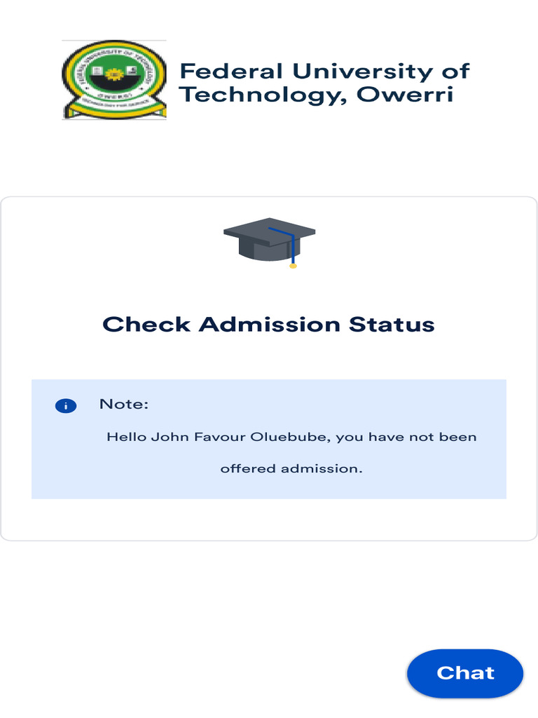 FUTO SM Core Portal | PDF