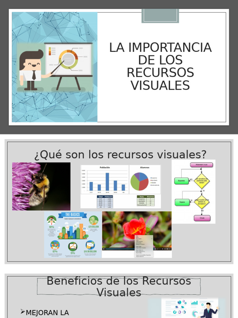 Recursos Visuales: Beneficios y Usos | PDF