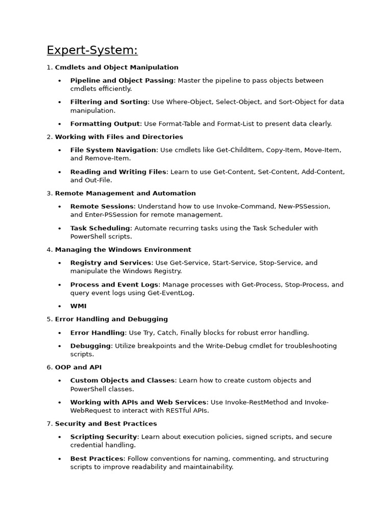 Expertensystem Powershell Pdf
