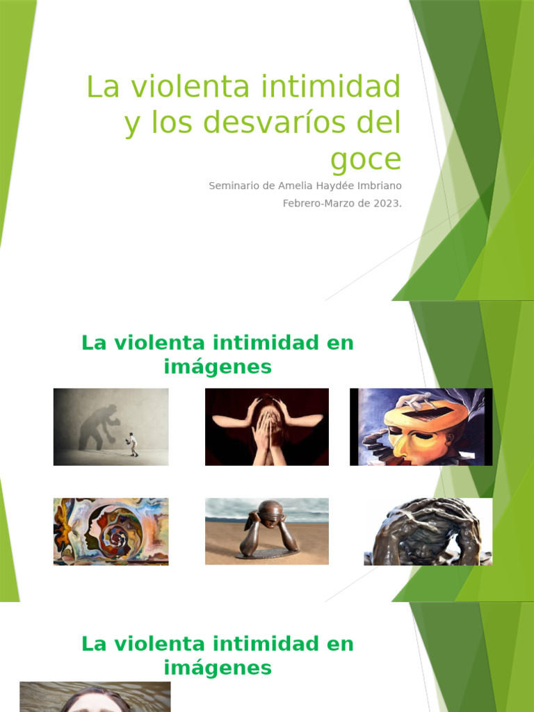 Violenta Intimidad y Psicoanálisis Lacaniano | PDF | Jacques Lacan ...