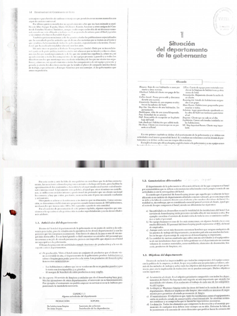 Cap - 1 - Introducción Al Departamento de HSKP - Olmo Garre | PDF