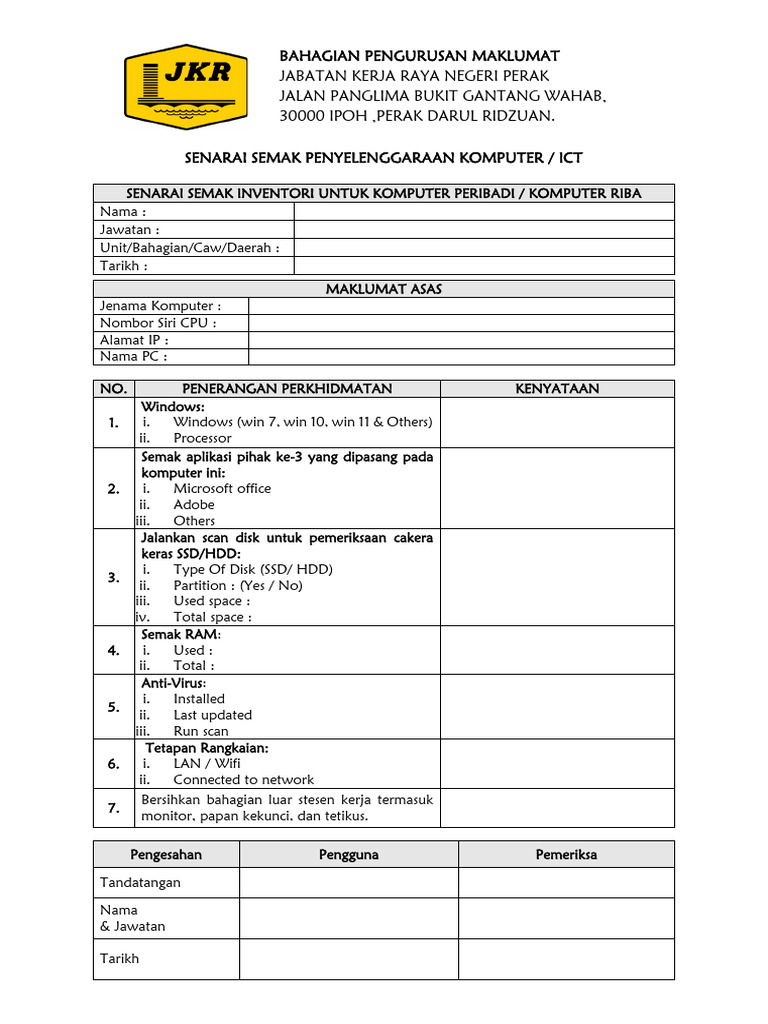 borang_pm_peralatan_ict | PDF