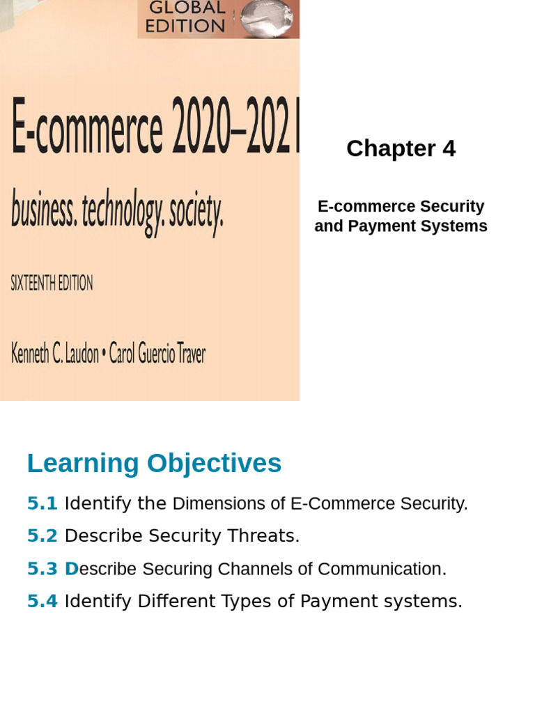 Principles of E Commerce Chapter 4 | PDF | Malware | Encryption