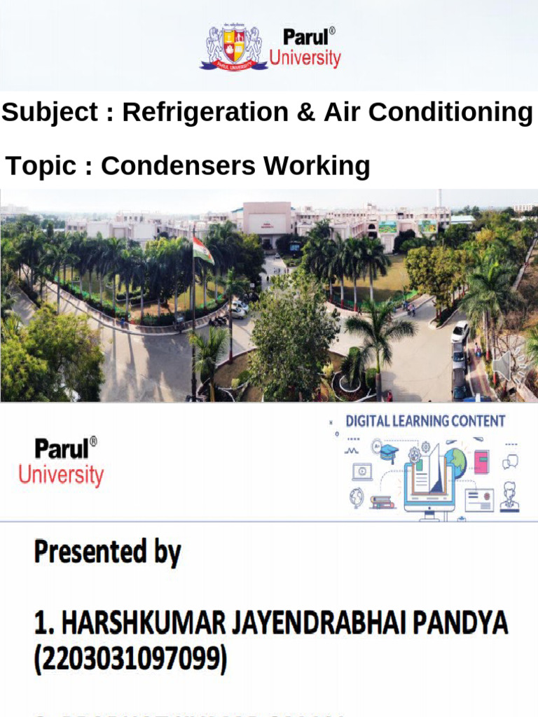 RAC Condenser Working | PDF
