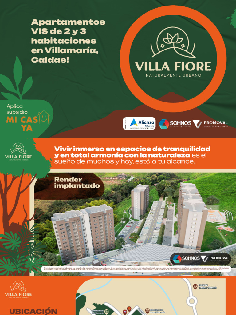 Brochure Villa Fiore Web V2 | PDF | Planificación