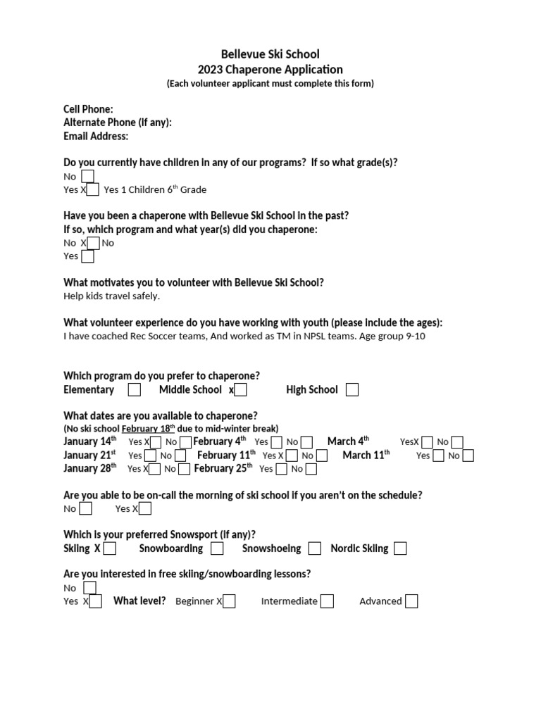 2023-BSS-Chaperone-Application | PDF