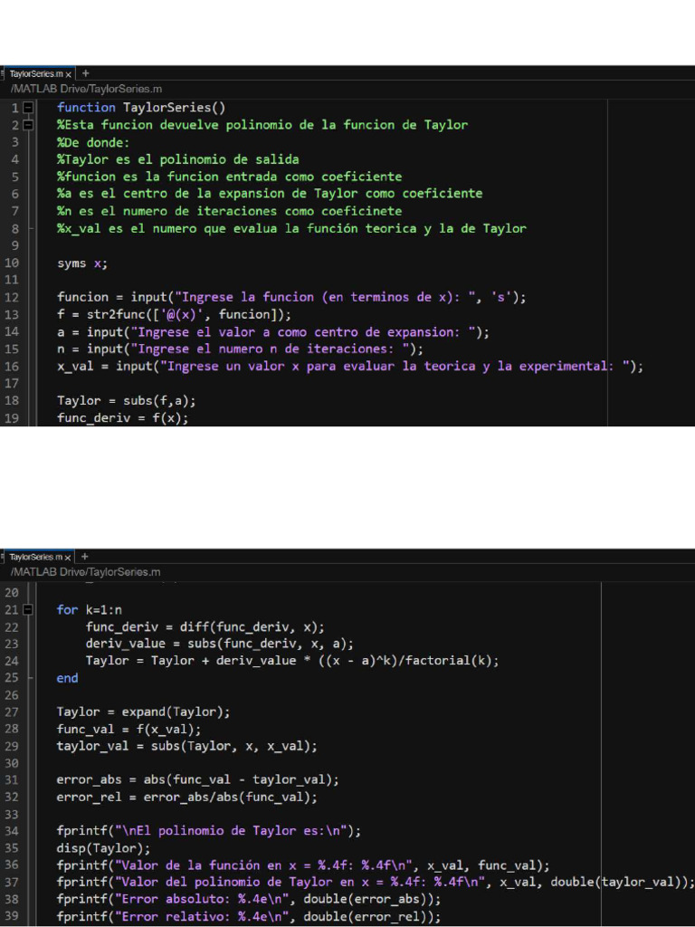 Galarza_Cesar_Codigo_Taylor | PDF