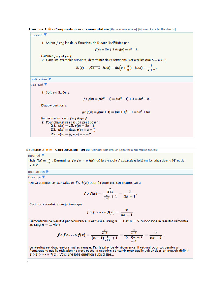 Exercices Corrigés N°2.docx - 0 | PDF